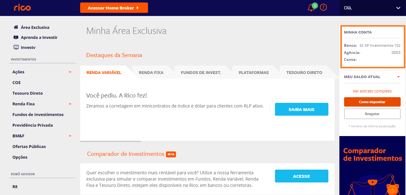 A Rico é confiável? Saiba como depositar na corretora Rico - Riconnect